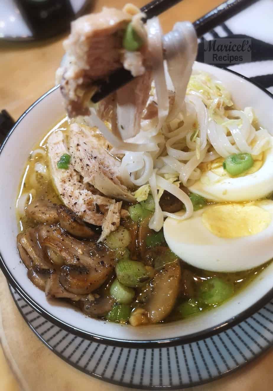 Chicken Rice Stick Noodle Soup – Maricels Recipes Home Cooking