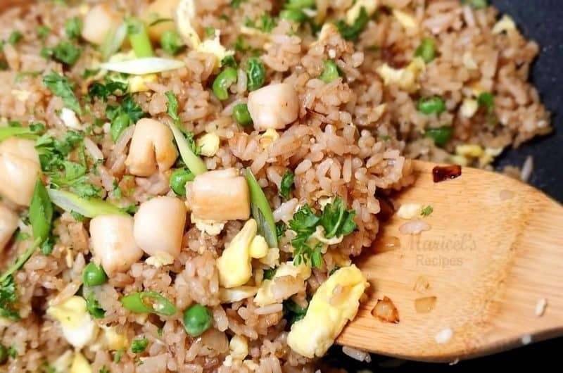 Scallop Fried Rice - Maricels Recipes Home Cooking