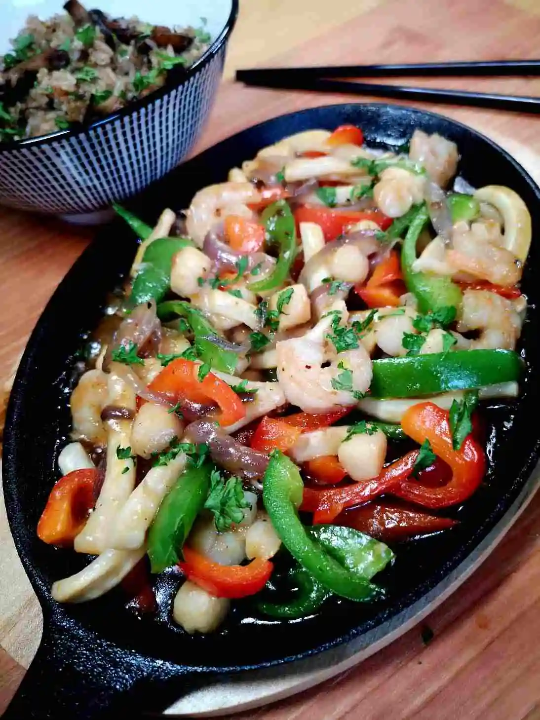 Sizzling Seafood (Easy Sizzler Recipe)